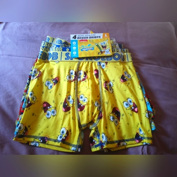 Nickelodeon | Bottoms | Boys 4pack Spongebob Squarepants Athletic ...